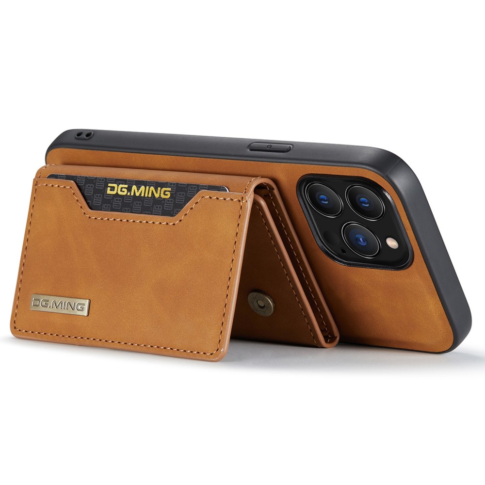 Köp DG.MING 2 in 1 Magnetic Card Slot Case iPhone 15 Pro Cognac Online