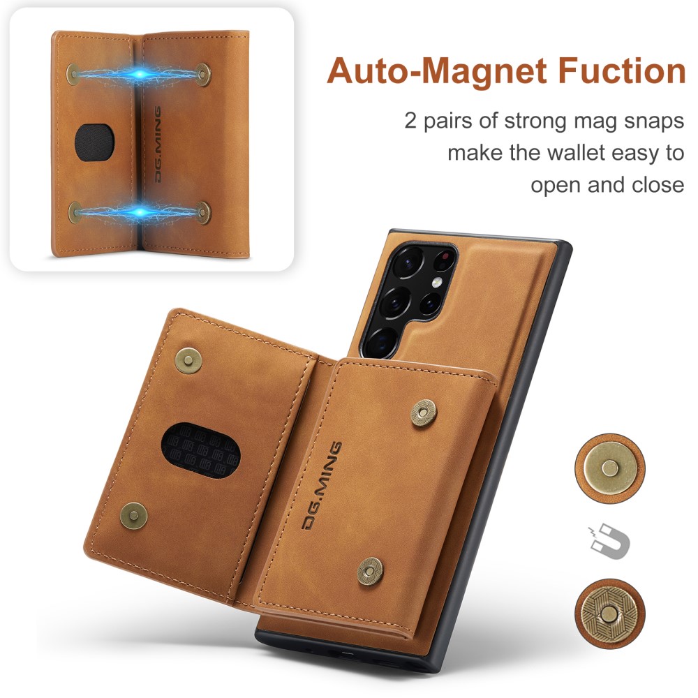 Köp DG.MING 2 in 1 Magnetic Card Slot Case Samsung Galaxy S24 Ultra ...