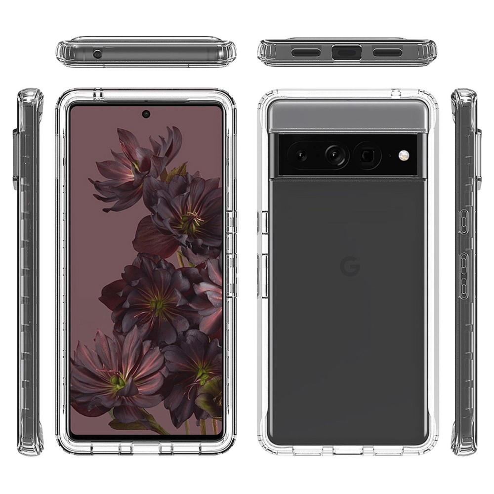 Google Pixel 7 Pro Heltäckande Skal Genomskinligt | Techhuset.se