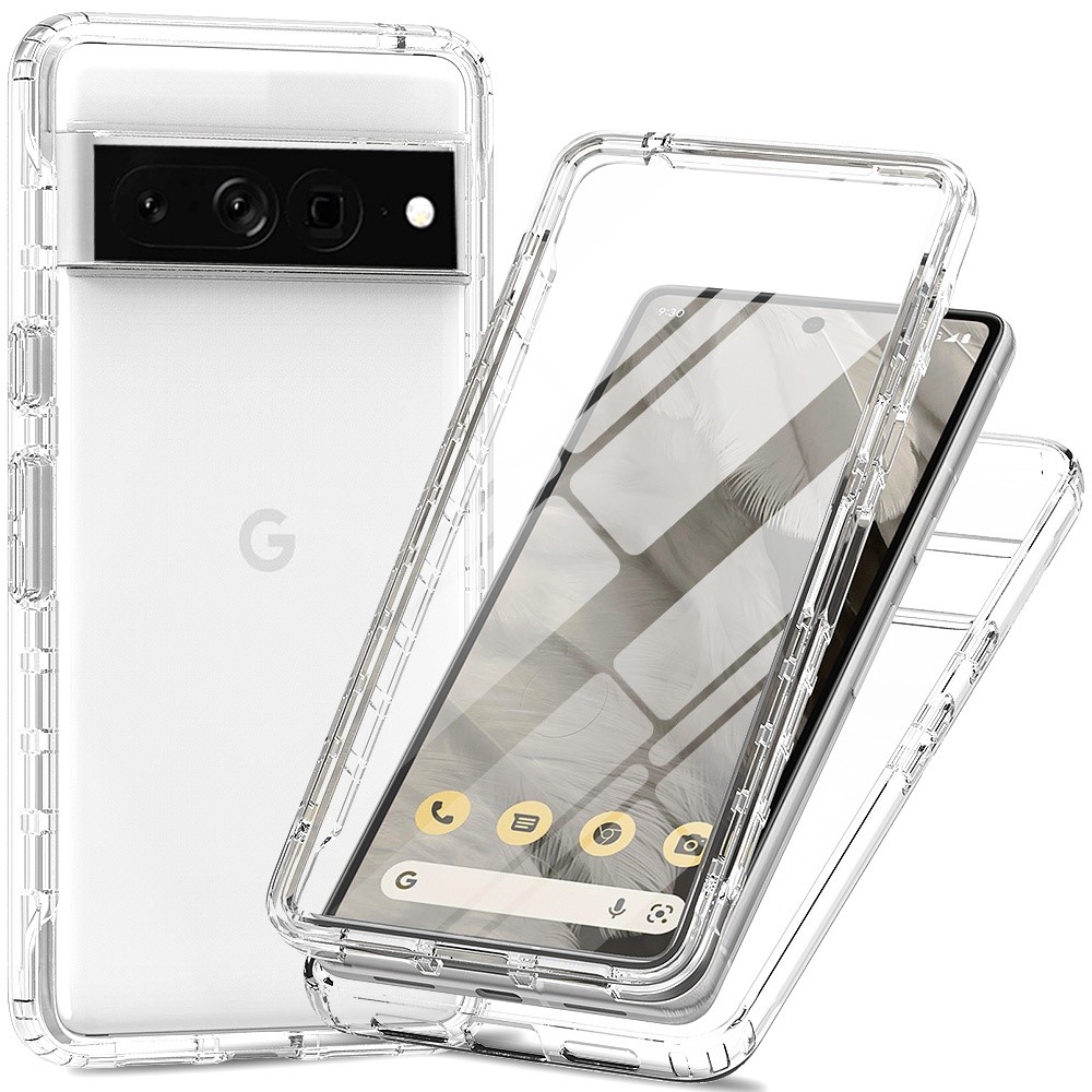 Google Pixel 7 Pro Heltäckande Skal Genomskinligt | Techhuset.se