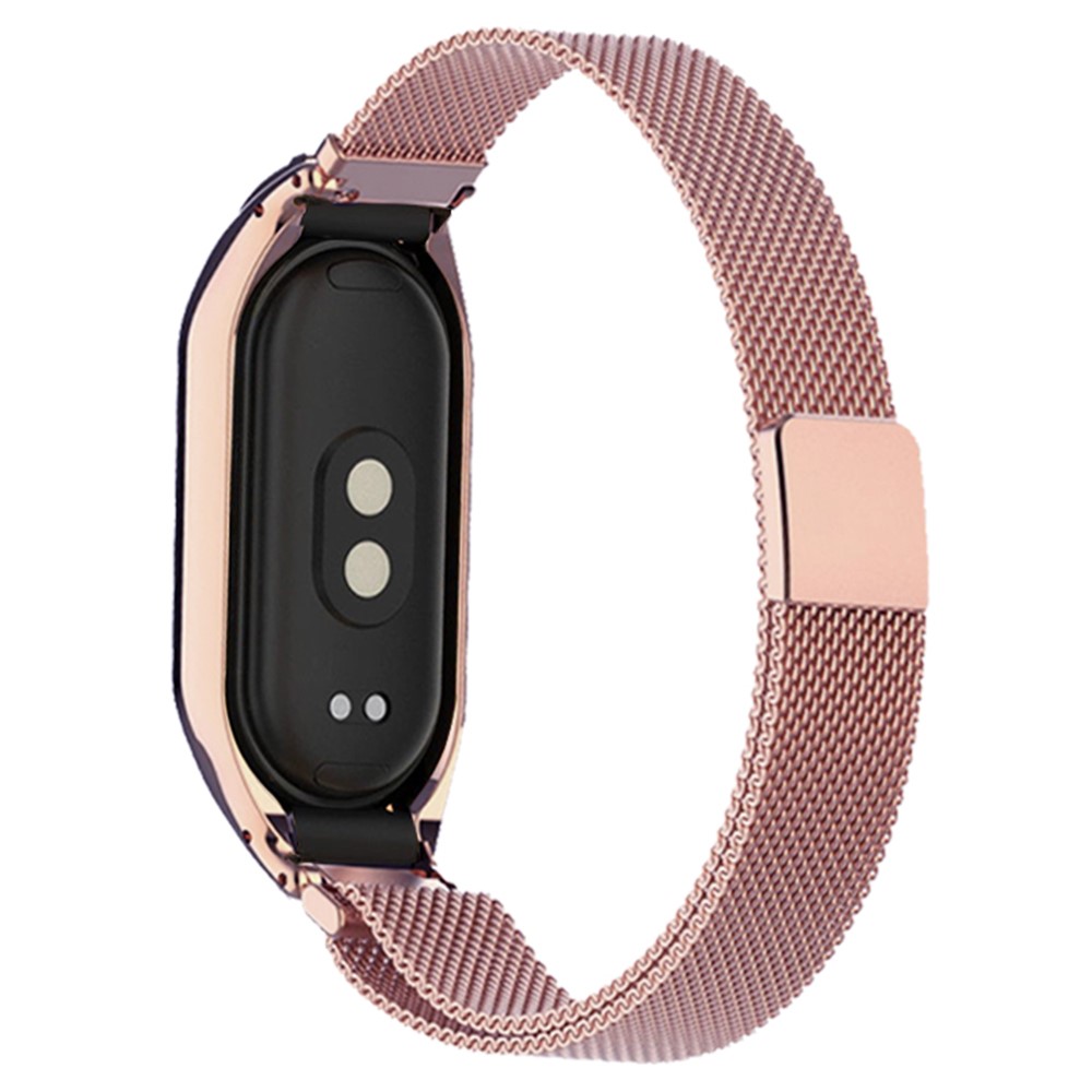 Xiaomi Mi Band 5/6 Milanese Loop Armband Rosa | Techhuset.se