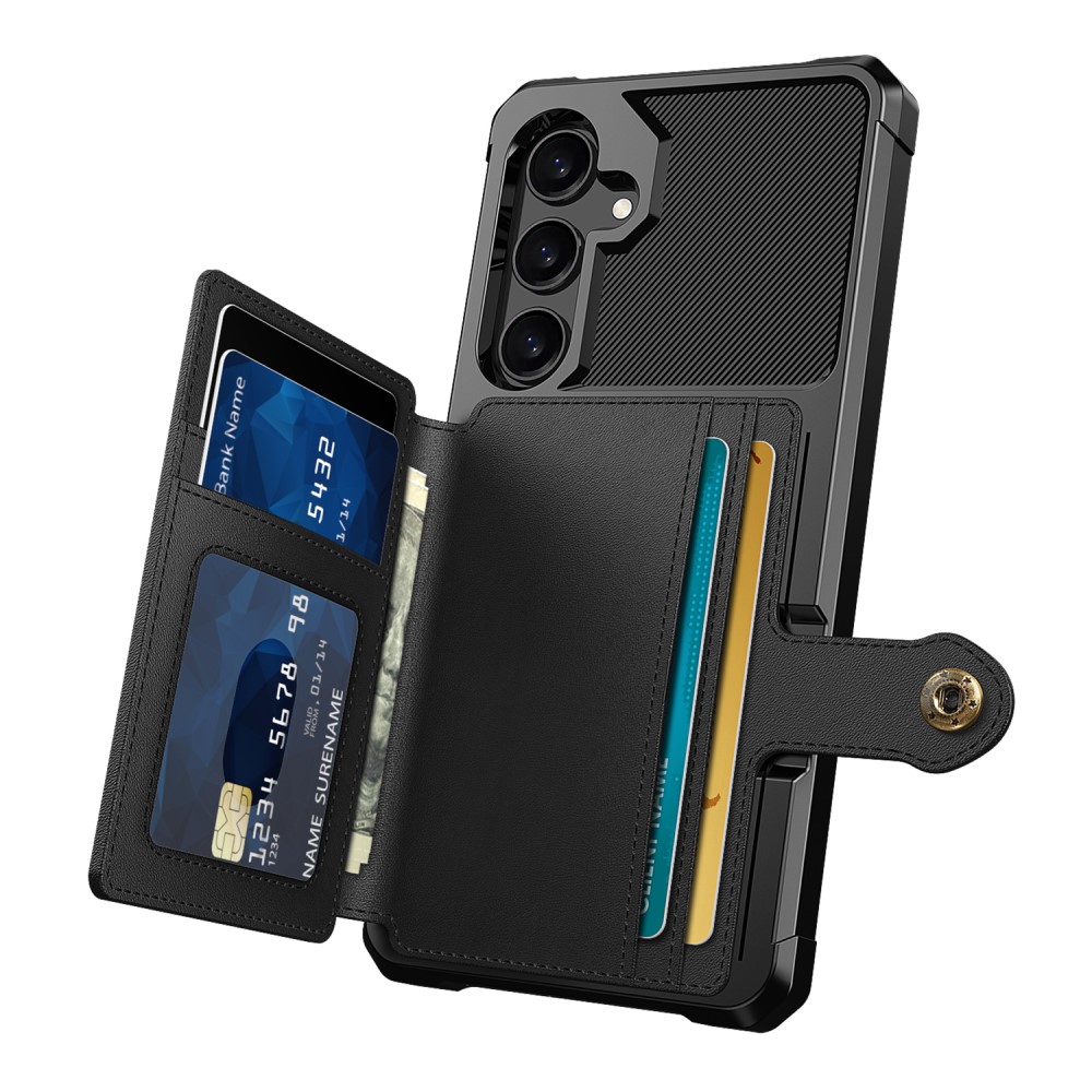 Samsung Galaxy S25 Multi-Slot Skal Svart | Techhuset.se